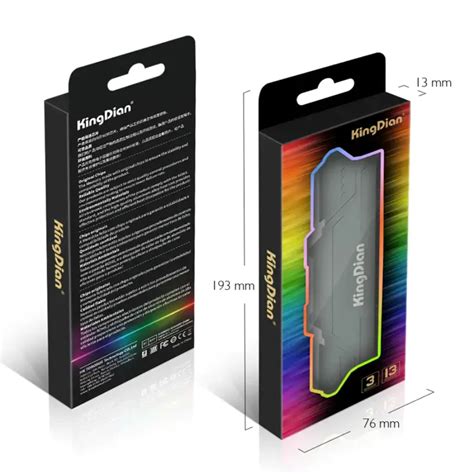 Memoria Ram Kingdian R11 Rgb 16gb Ddr4 3200mhz Cl19 12v