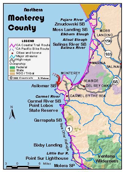 Marina State Beach To Asilomar California Coastal Trail