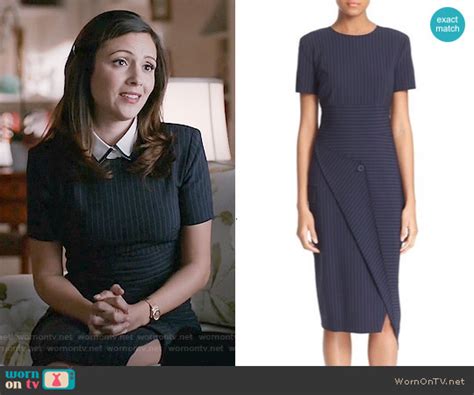 Wornontv Emilys Pinstriped Dress On Designated Survivor Italia