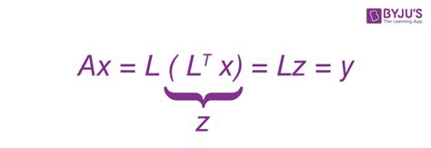 Cholesky Factorization Definition Steps And Examples