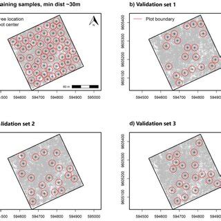 Randomly Spaced 0 10 Ha Circulate Plots For Remote Sensing Based