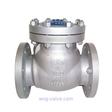 API6D Cast Steel Swing Check Valve A216wcb Body HF Hard Face Seat 4inch RF Class 150 CX FLUID