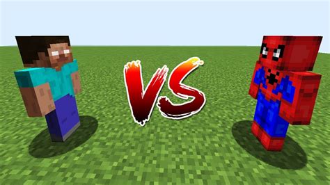 Minecraft Battle Noob Vs Pro Herobrine Vs Spider Man Challenge