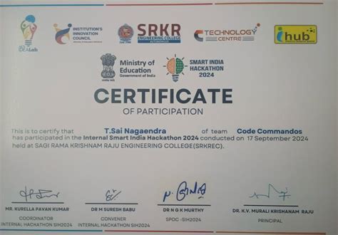 Sai Nagendra Thota On Linkedin Innovation Hackathon Sih2024 Teamwork Softwaredevelopment