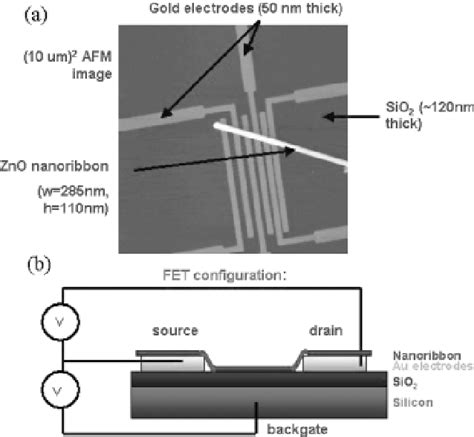A E Beam Lithography Fabricated Field Effect Transistor Fet Using A Download Scientific