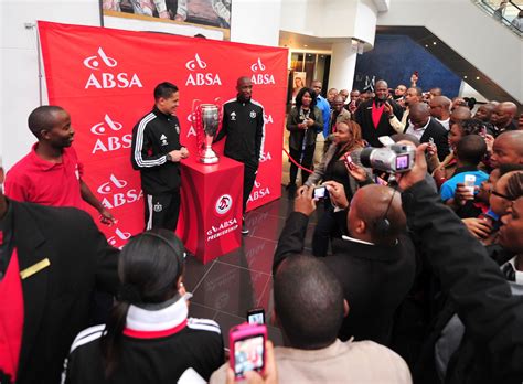 Exp Agency News Absa Premiership Trophy Parade At Absa Offices
