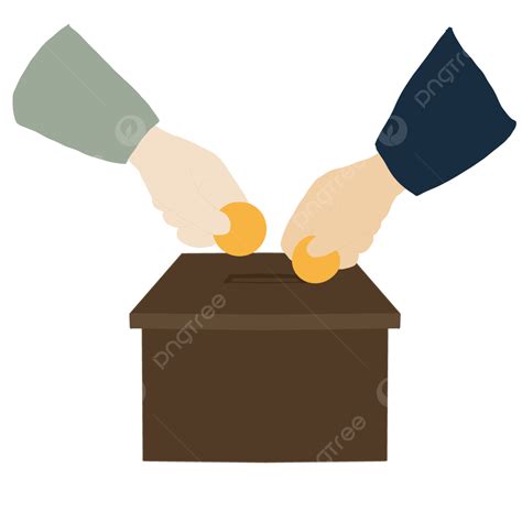 Giving Charity Clipart Vector Illustration Give Charity Charity Box