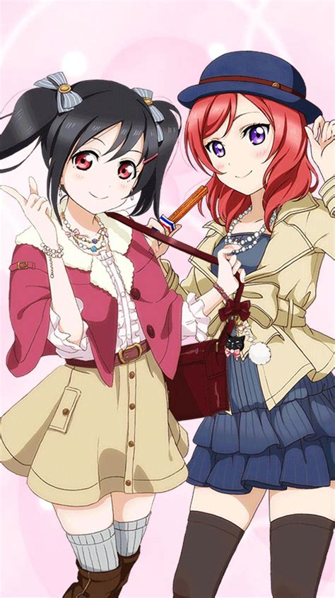 ラブライブ！ Iphone壁紙画像・androidスマホ壁紙 449 にこまき アニメ壁紙ネット Pc・android・iphone壁紙・画像