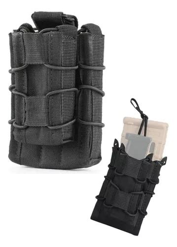 Porta Cargador Táctico Para Arma Larga Y Corta Sistema Molle Meses