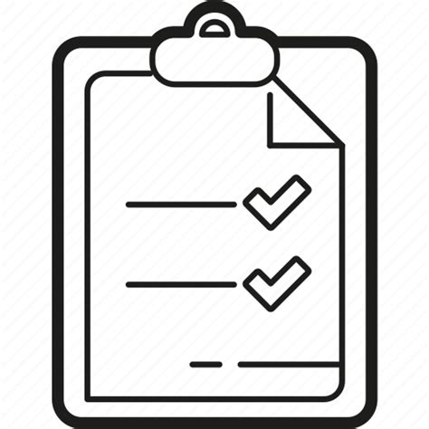 Checked Checklist Document List Icon Download On Iconfinder