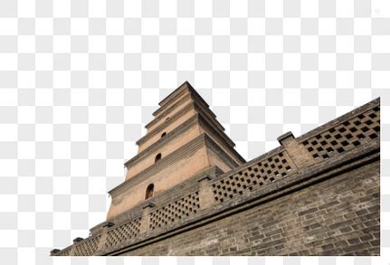 西安大雁塔元素素材下载 正版素材 摄图网