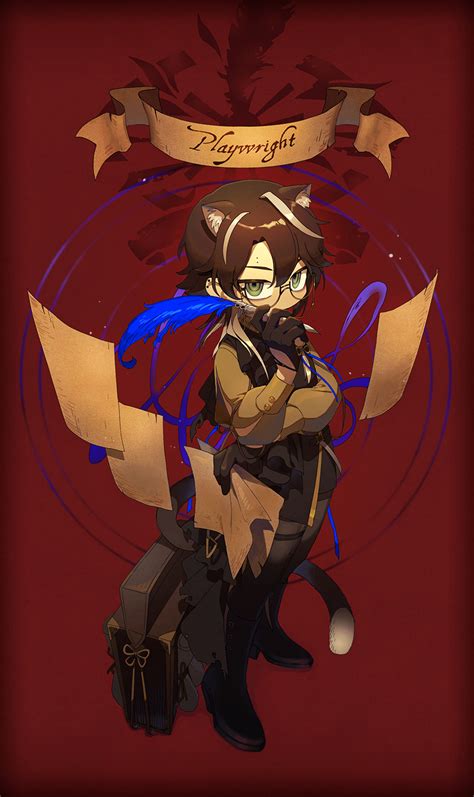 Playwright Arknights Drawn By Pq Danbooru