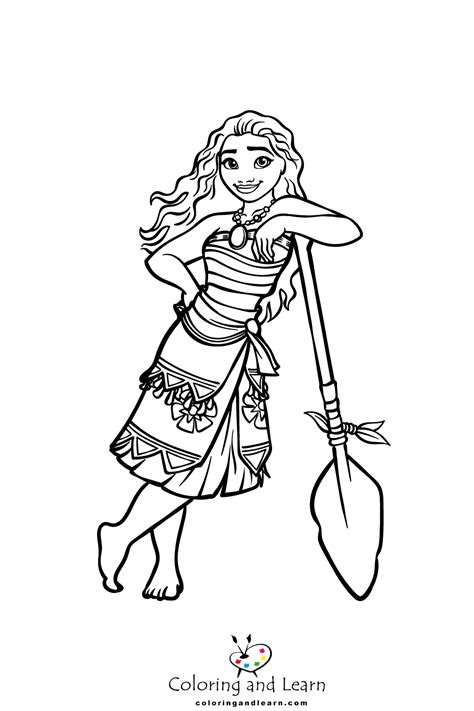 Moana Coloring Pages Free 2025 Coloring And Learn