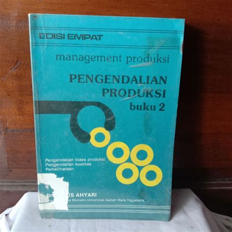 Jual Manajemen Produksi Pengendalian Produksi Buku 2 Oleh Drsagus