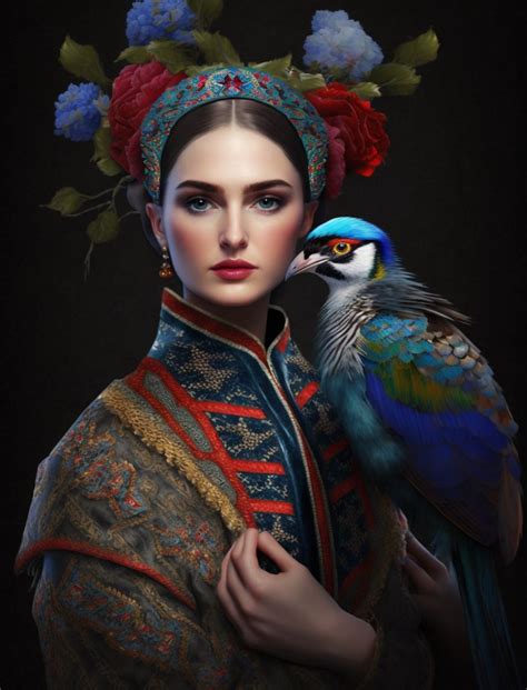 Tetyana Erhart Art 💙💛 Portrait Art Illustration Art Female Art