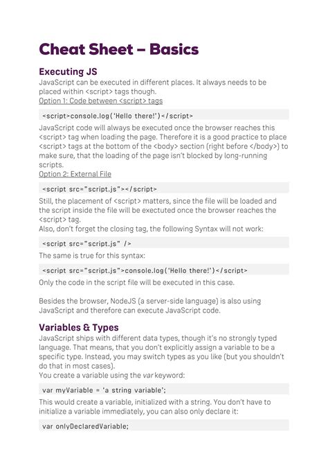 Body Language Cheat Sheet