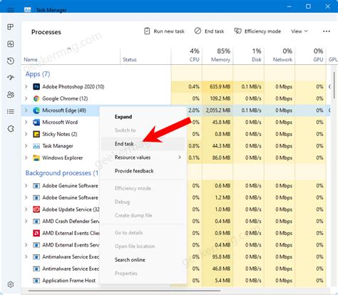 Fix Microsoft Edge Freezing On Windows PC