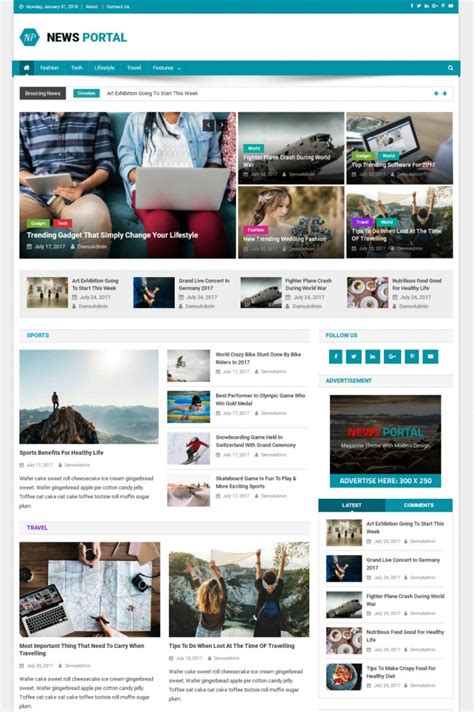 Отборные шаблоны Wordpress для порталов красивые и бесплатные