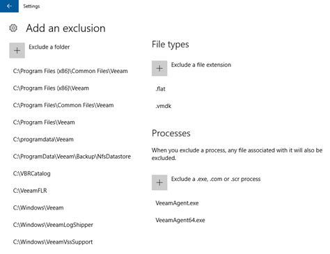 Veeam Backup Exclusiones Antivirus Windows Defender Con Powershell