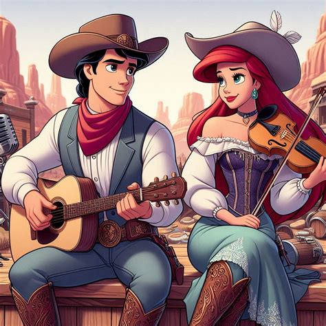 Ariel X Eric Country Style By Spongebobnintendo20 On Deviantart