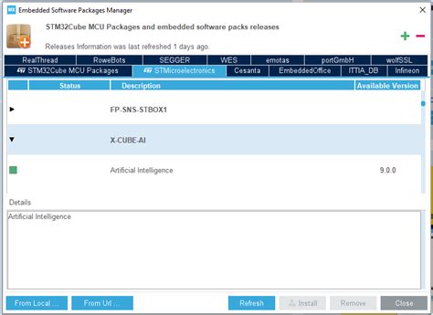 Solved Stm32ai Modelzoo Flash Pre Trained Model Example
