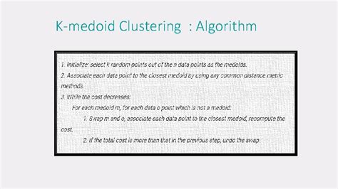 Welcome Machine Learning Unit 4 Kmedoid About Mr