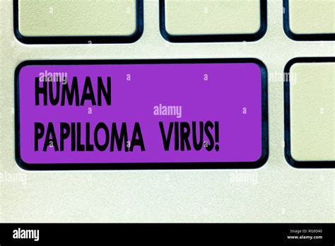 Word Writing Text Huanalysis Papilloma Virus Business Concept For Most