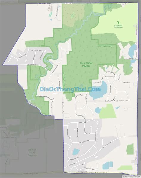 Map Of Willowbrook Cdp Illinois Thong Thai Real