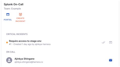 Splunk On Call Harness Developer Hub