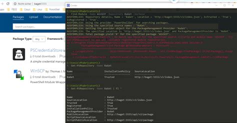Unable To Install Module Hosted On A Private Baget Server Nuget Feed V3 · Issue 430 · Oneget