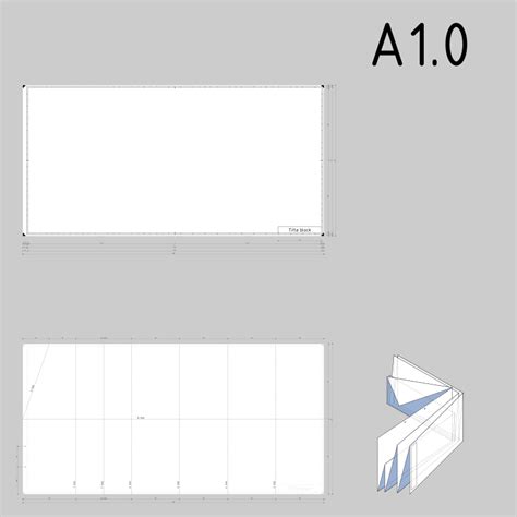 DIN A1 0 Technical Drawing Format And Folding Openclipart