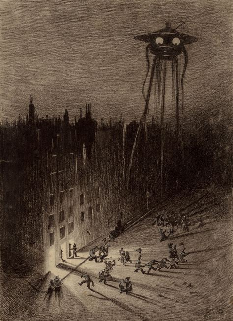 The First Illustrations Of Hg Wells War Of The Worlds The Surreal