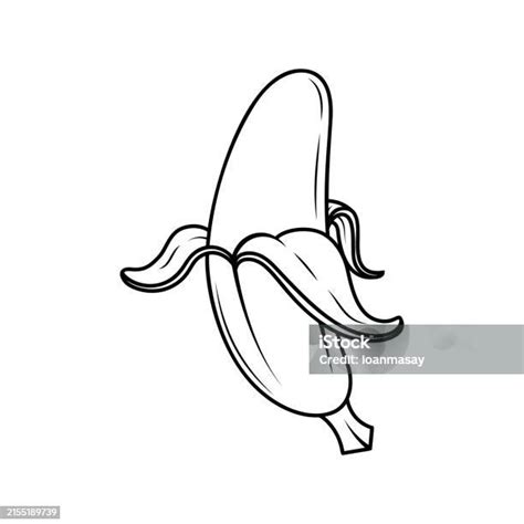 만화 스타일의 바나나 그림입니다 라벨 배지 엠블럼을 위한 디자인 요소 벡터 일러스트 레이 션 건강한 식생활에 대한 스톡 벡터