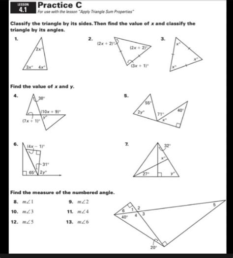 Solved Classify The Triangle By Its Sides Then Find The Chegg