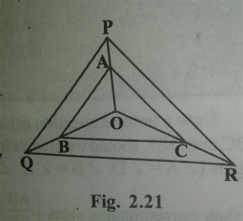 In Fig 221 Ab And C Are Points On Opoq And Or Respectively Such