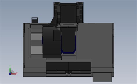 数控机床模型 SOLIDWORKS 2015 模型图纸下载 懒石网