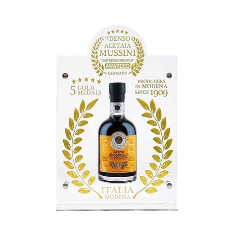 Il Denso Balsamic Vinegar Of Modena Igp 5 Gold Medals Acetaia