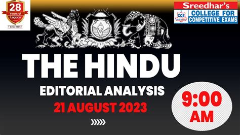The Hindu Editorial Analysis By Murthy Sir 21 August 20203 English