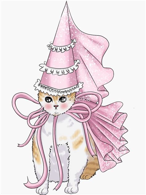 Princess Cat Meme Sticker For Sale By Luluneko Redbubble