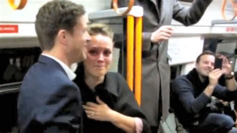 Flashmob Is Actually A Marriage Proposal On Train Runitedkingdom