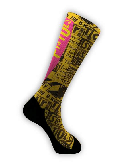 Meia Cano Alto Sex Pistols Never Mind Bos Store Meia Cano Alto