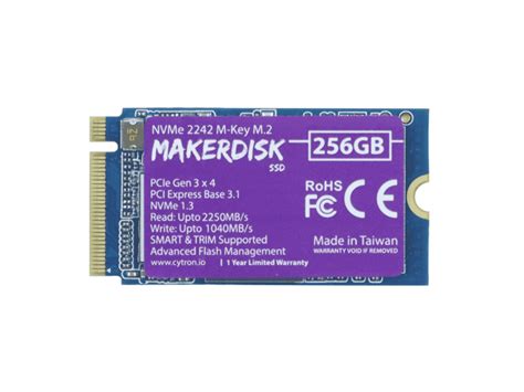 Makerdisk Ssd For Nvme Hat 128gb Raspberry Pi Os Installed