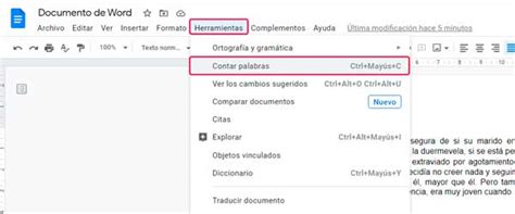 Cómo usar el contador de palabras de Google Docs MANUALES TECH