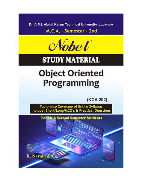 Nobel MCA IInd Semester Study Material Notes Pdf 2023 For AKTU