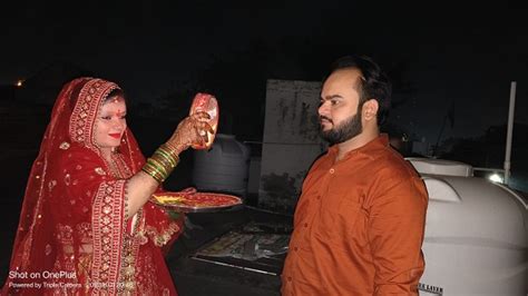 चांद के दीदार सुहागिनों ने तोड़ा करवाचौथ का व्रत समाज जागरण
