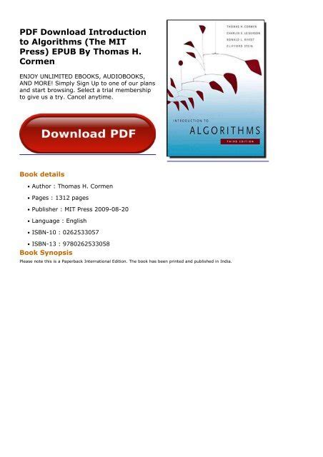 Introduction To Algorithms