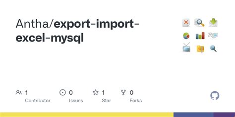 Github Anthaexport Import Excel Mysql