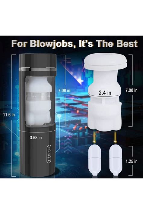 Blowjob Machine Male Masturbator With 6 Thrustsand Suctions 7 Vibrations
