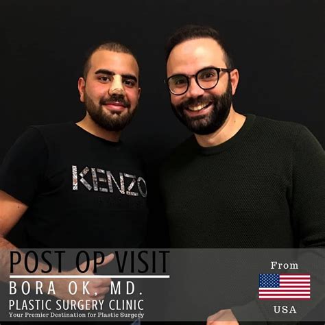 Dr Bora Ok Md Post Op Visit Rhinoplasty