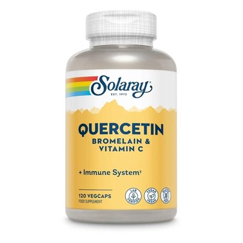 Solaray Quercetin Bromelain And Vitamin C 120ct Health Superdrug